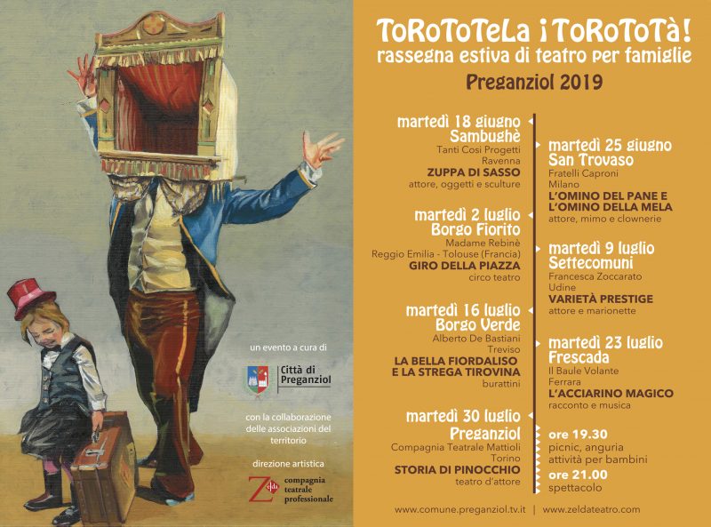 La rassegna ToRoToTeLa ToRoToTà a Preganziol dal 18 giugno al 30 luglio ...